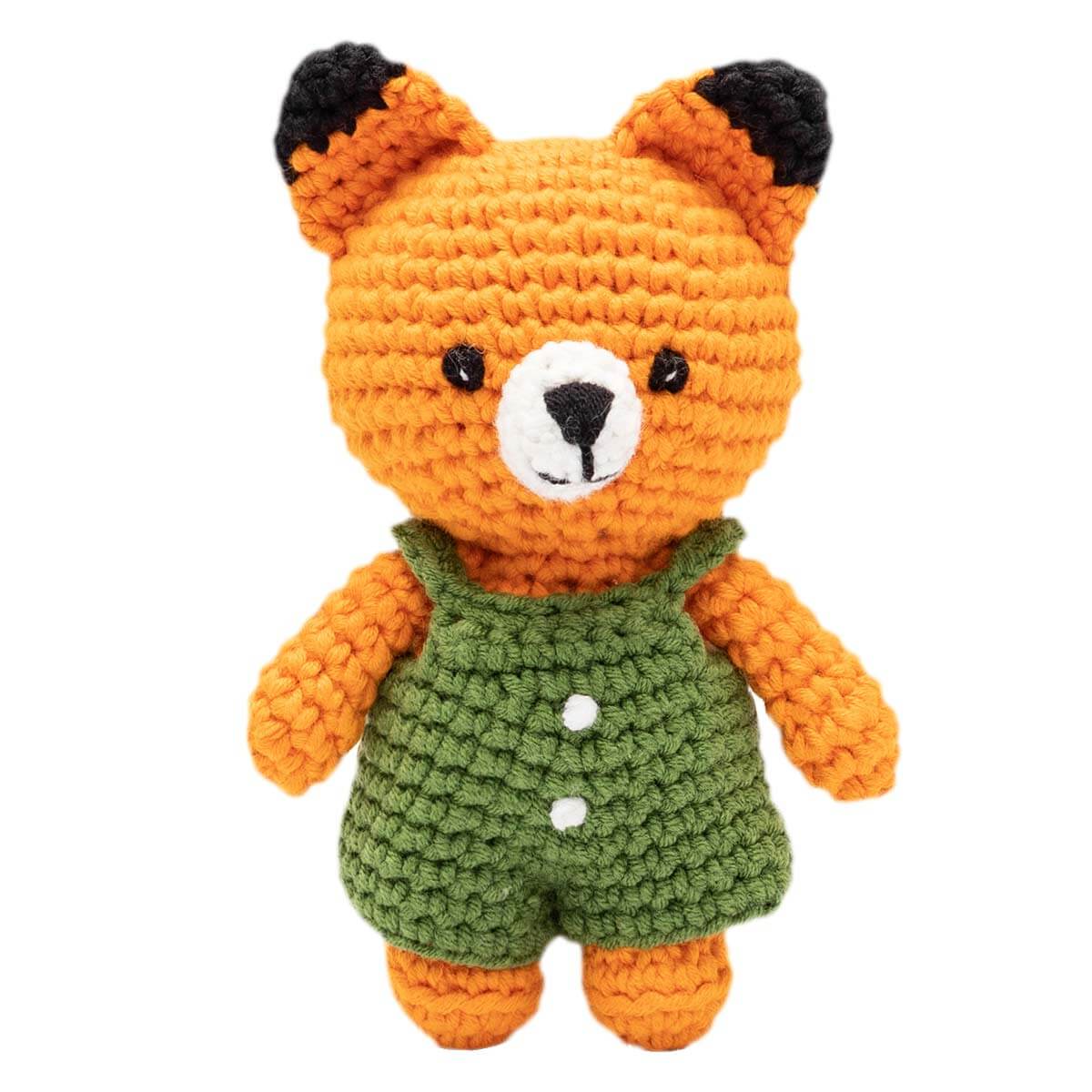 Crochet Plush Toy - Fenix Fox Jnr - Handmade Mini – The Toy Chest Australia