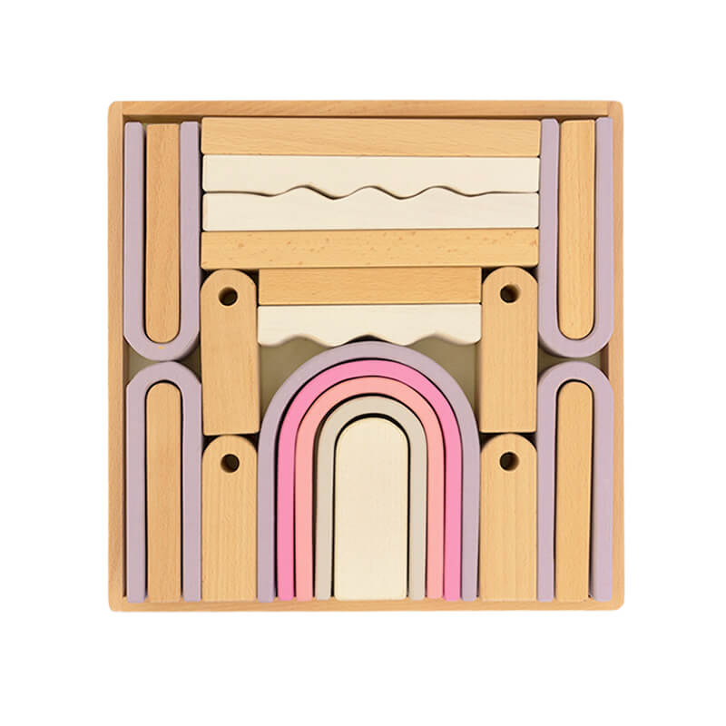 Wooden Block Set - Fairy Castle - Australian Made – The Toy Chest Australia